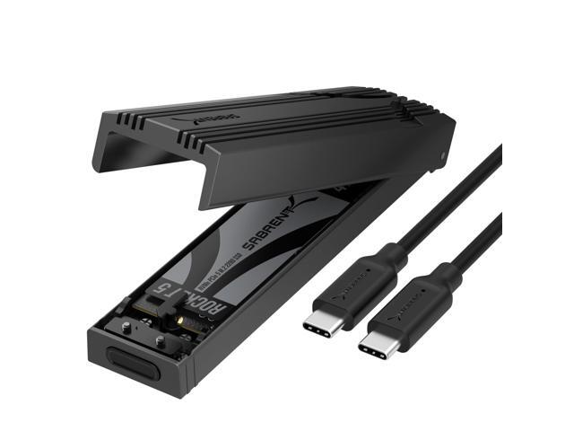 SABRENT USB 3.2 Type-C Tool-Free Enclosure for M.2 NVMe SSDs Only ...