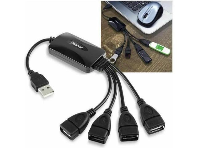 4 Port USB 2.0 High Speed Hub Octopus Splitter 480 Mbps for PC Laptop ...