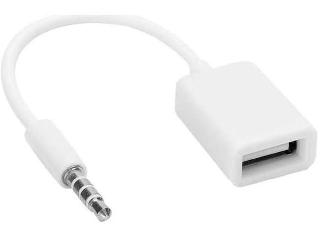 2 Pcs USB to AUX Adapter 3.5mm Stereo Male Aux Audio Plug Jack to USB ...