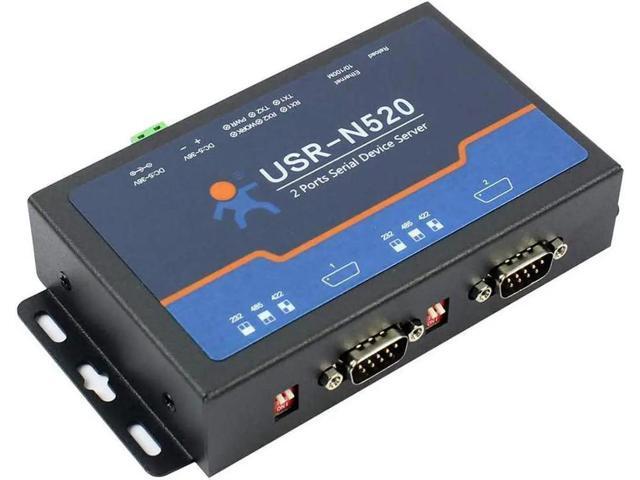 Double Serial Device RS232 RS485 RS422 Ethernet Server Modbus Multi ...