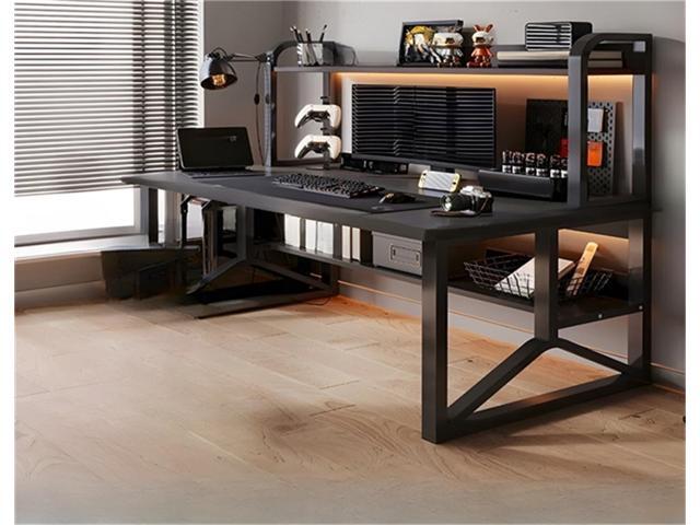 Baycheer 47'' Modern Computer Gaming Desk with Open Storage Shelf for ...
