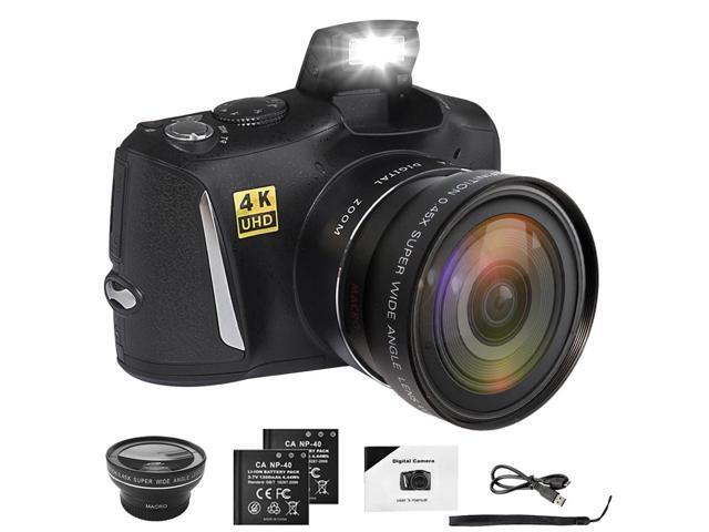 Digital Camera with Macro & Wide Angle Lens 48MP 4K Full HD Vlogging ...