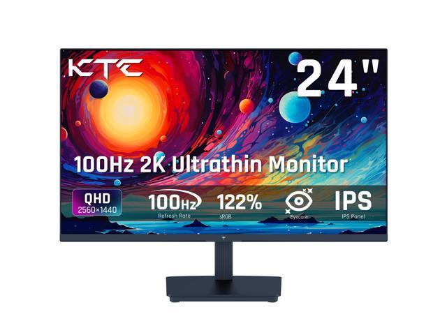 KTC 24 Inch QHD 2560x1440 IPS Computer Monitor, 100Hz Zero-Frame 2K ...