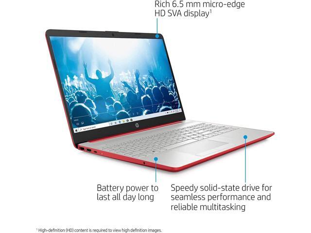 HP 15 Laptop, Intel Pentium Gold 6405U 2-Cores Processor, Intel UHD ...