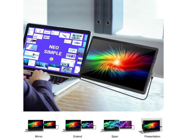 1 Set 14.1 Inch Laptop Expansion Screen Support Type-C 3.1 High Clarity ...