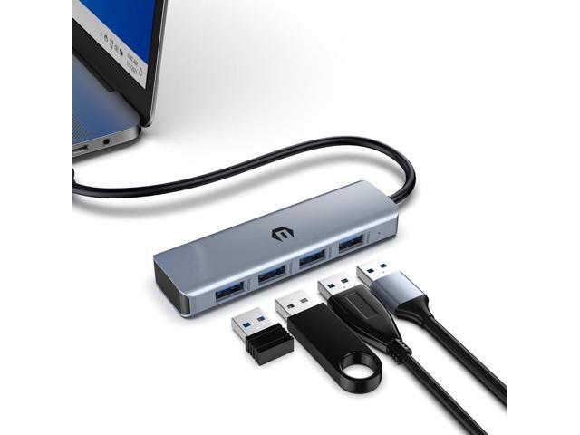 USB C Hub, HOPDAY 4-Port USB 3.2 Hub, USB C Splitter Multiport Adapter ...