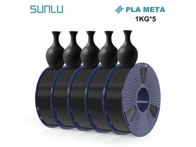 SUNLU 3D Printer Filament, Neatly Wound PLA Meta Filament 1.75mm ...