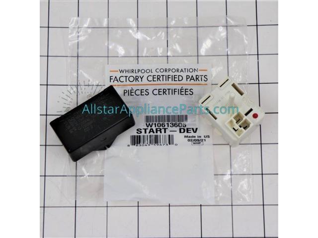 Whirlpool Refrigerator Compressor Start Device W10613606 - Newegg.com