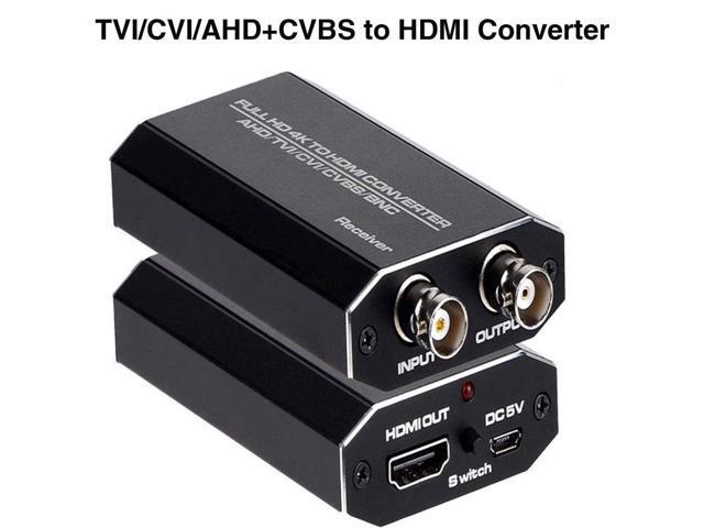 IXJYLCPC AHD TVI CVI CVBS to HDMI Converter Adapter, Multimedia Full HD ...