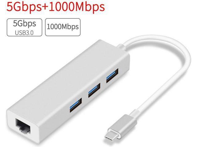 IXJYLCPC USB C To Ethernet Adapter - Ethernet To USB C/Thunderbolt 3 To ...