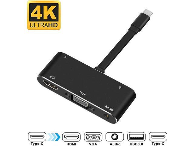 IXJYLCPC Ultimate 5-in-1 USB C Adapter Docking Hub, Type C Thunderbolt ...