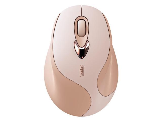 INPHIC Wireless Mouse Pink, 2.4G USB Rechargeable Wireless Mice Silent ...