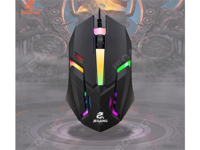 JEQANG Gaming mouse wired usb black - Newegg.com