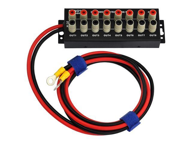 8 Outlet DC Power Distribution Strip (Without Cable) - Newegg.com