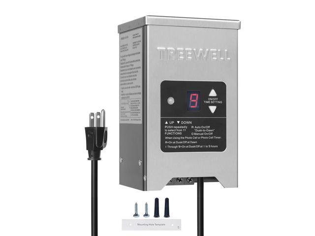 300W Low Voltage Landscape Transformer, Outdoor Landscape Lighting ...