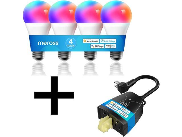 Outdoor Smart Plug & Smart Light Bulb Compatible with Apple HomeKit ...