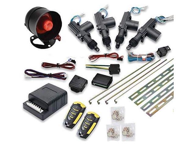 Car Remote Central Locking Kit 4 Doors Keyless Entry System + Anti ...