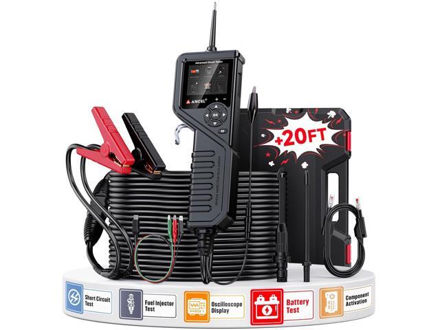 PB600 Power Circuit Probe Tester with Battery, Relay, Injector Test, 12 ...