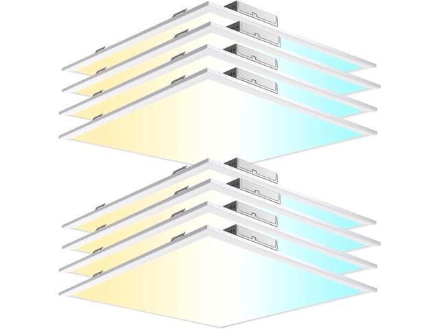 2x2 Led Flat Panel Light 8 Pack - 40W Color Switchable 3000K/4000K ...