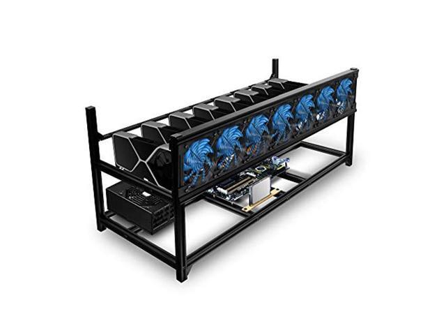 Kingwin Miner Rig Case Aluminum W/6 or 8 GPU Mining Stackable Frame ...