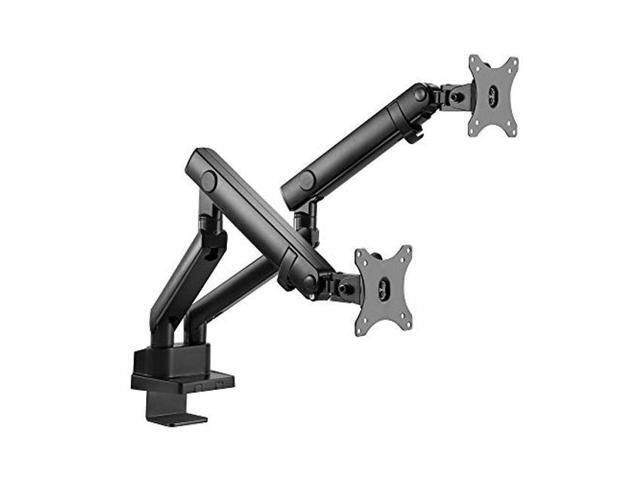 SIIG Aluminum Mechanical Dual Monitor Arm Mount - Height Adjustable ...
