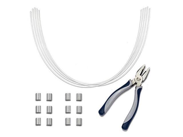 TetherTies Cable Tethers White 60 Pack | DIY (self Install) Kit ...