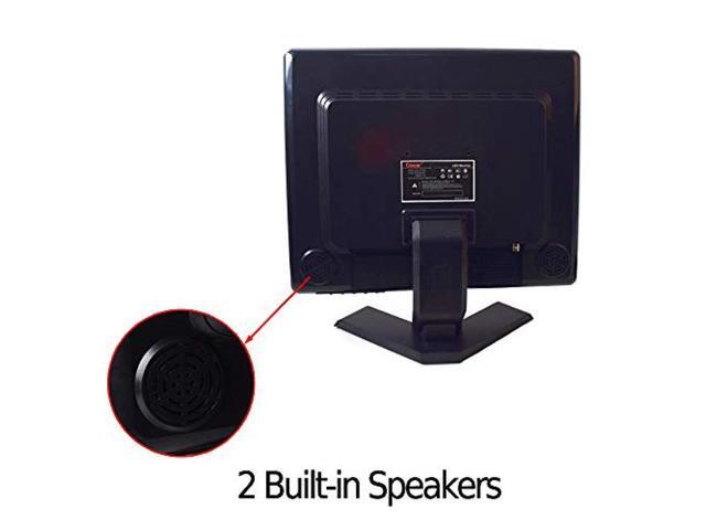 15" CCTV BNC Monitor VGA HDMI AV, 4:3 HD Display LCD Security Screen ...