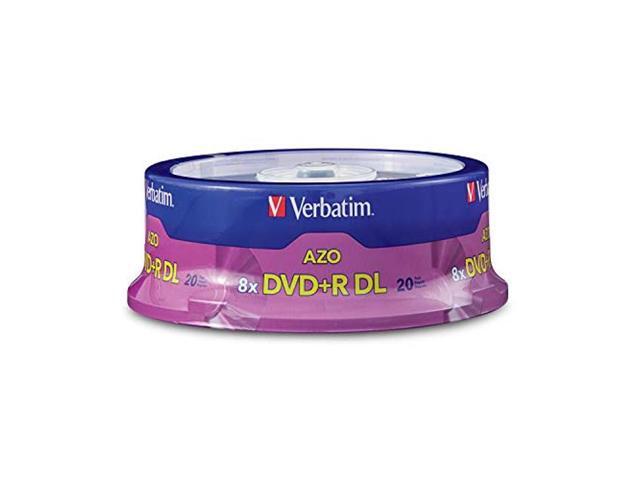 Verbatim DVD+R DL 8.5GB 8X with Branded Surface - 20pk Spindle - Newegg.com