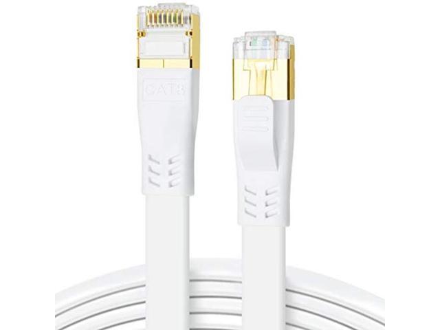 DDMALL CAT 8 Ethernet Cable, 25ft High Speed 40Gbps 2000MHz 26AWG ...
