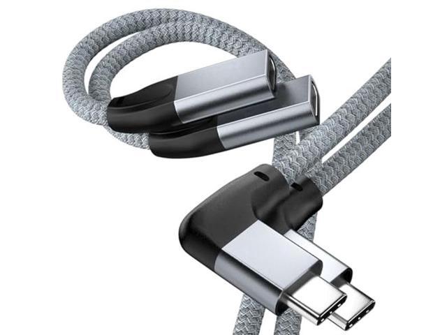 UseBean Right Angle USB C Extension Cable 6FT 2-Pack, USB-C 3.1 Gen2 ...