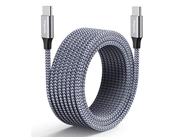 etguuds Long USB C to USB C Cable [16ft/5m], Type C to Type C 2.0 60W Fast PD Charger Cord Nylon ...