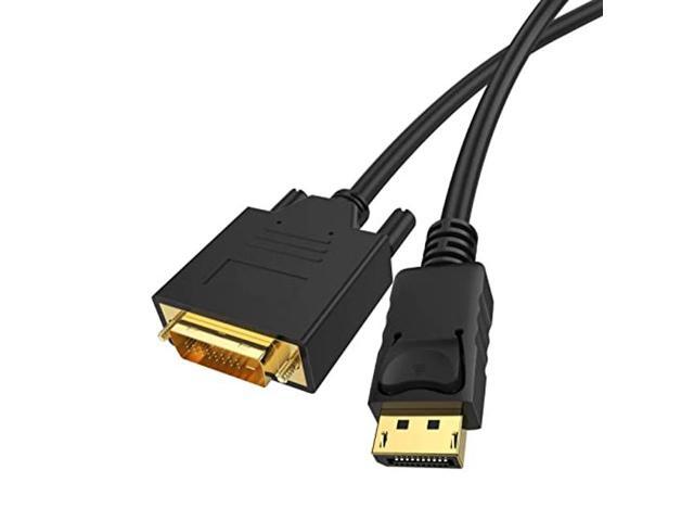 LIONX Active DisplayPort to DVI Cable - 6ft DP to DVI-I Cord - Multi ...