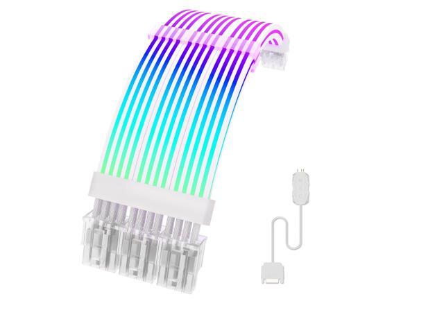 Sirlyr RGB 8 Pin PCIE Cable,3 x 8Pin (6+2) RGB GPU PSU Cables 5V 3Pin ...