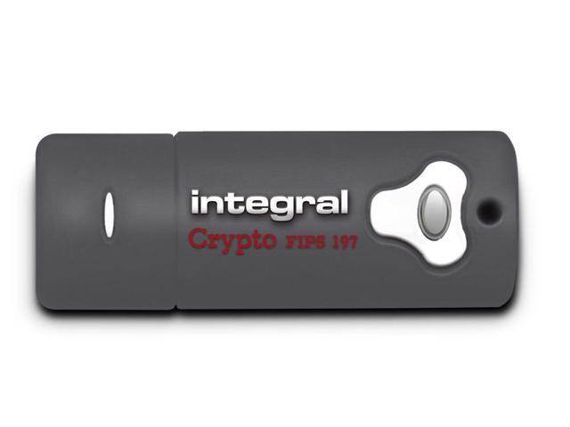 Integral 64GB Crypto Drive FIPS 197 Encrypted USB3.0 Flash Drive (AES ...