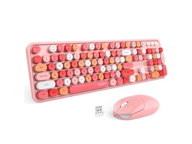 MOFII Wireless Keyboard and Mouse Combo, Full Size Typewriter Keyboard ...