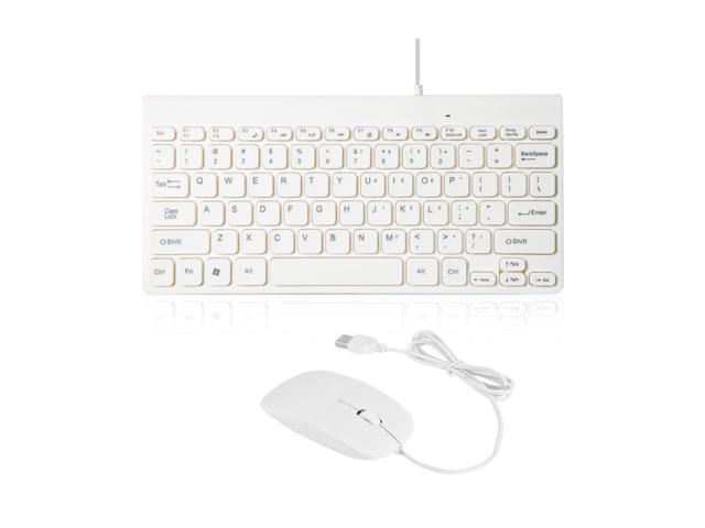 USB Wired Keyboard & Mouse Combo - Ultra-Thin Mini USB Mouse and ...