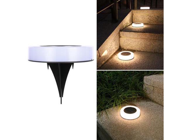 LED Solar Powered Outdoor Lawn Lights Garden Floor Lawn ...