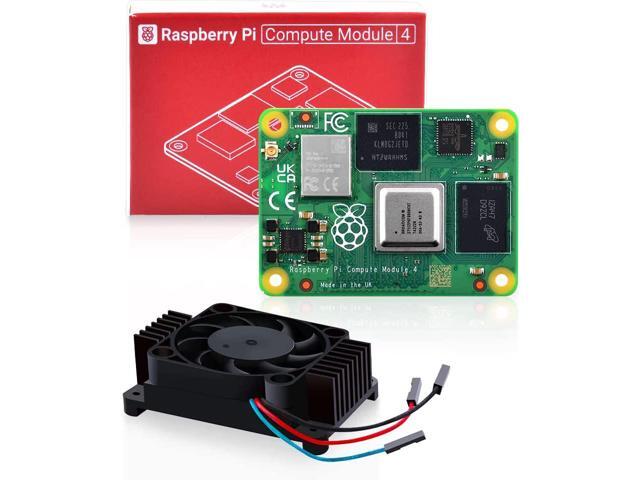 Raspberry Pi Compute Module 4 with CM4 heatsink PWM Fan, CM4 8GB RAM ...