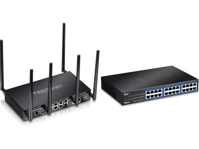 TRENDnet AC3000 Tri-Band Wireless Gigabit Dual-WAN VPN SMB Router ...