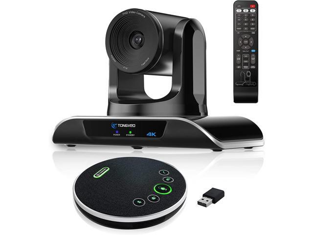 4K Conference Room Camera System, AI Auto-Tracking PTZ Camera 5X ...