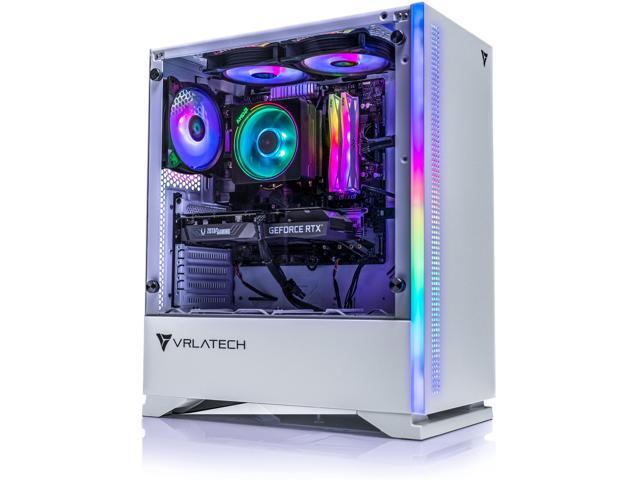 VRLA Tech Gaming PC Desktop GeForce RTX 3050 Ryzen 5 5500 RGB 16GB 3200 ...