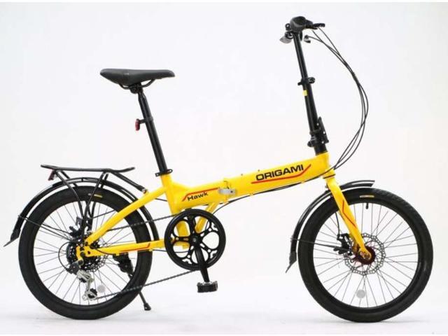 In the Cycling Weekly Top 10 Folding Bikes! The Origami Hawk is a steel ...