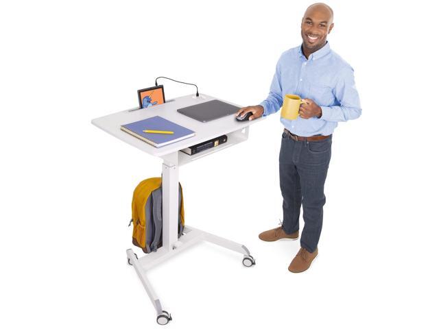 Stand Steady Cruizer Compact Mobile Podium with Storage, UL Certified ...