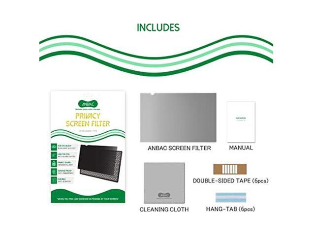 ANBAC 17 Inch Laptop Privacy Screen Shield for 16:10 Wide Display ...