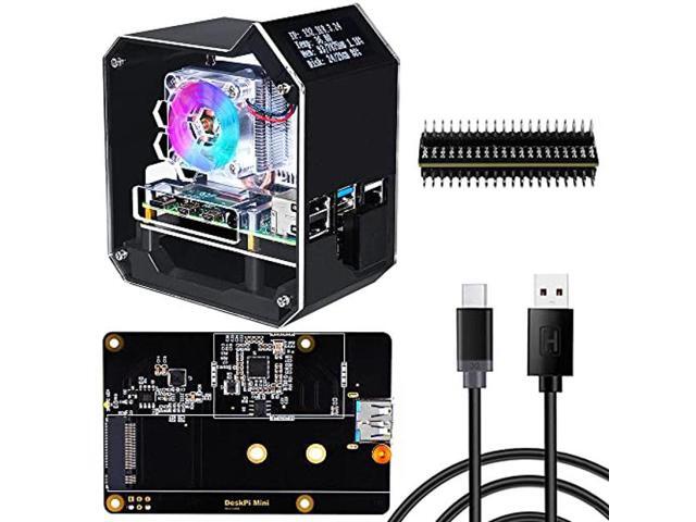 GeeekPi Raspberry Pi Mini Tower NAS Kit, Raspberry Pi ICE Tower Cooler ...
