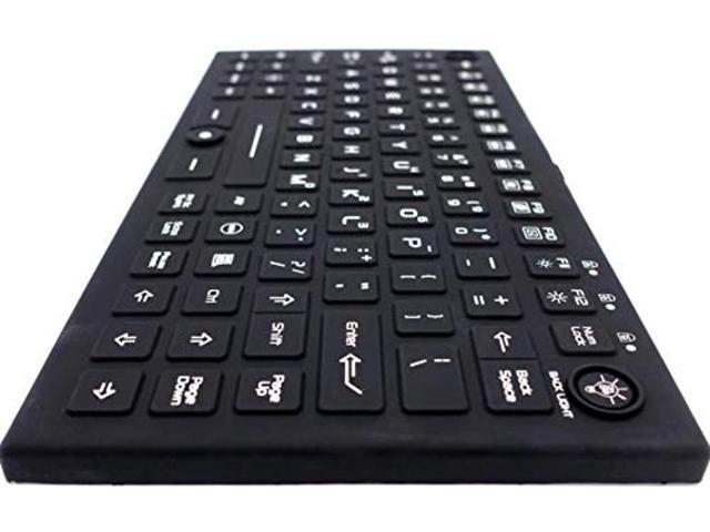 DSI Compact LED Backlit Keyboard with Integrated Mouse Button IP68 ...