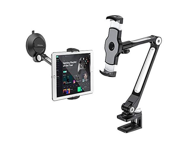 AboveTEK Sturdy iPad Holder, Aluminum Long Arm iPad Tablet Mount, Phone ...