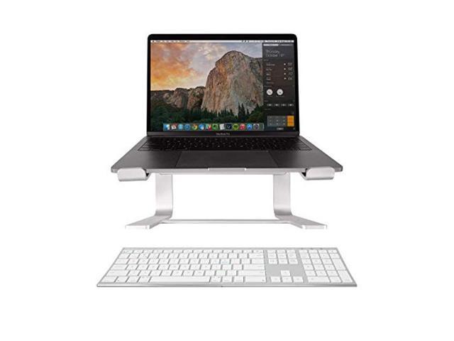 Macally Aluminum Silver Wireless Keyboard with an Ergonomic Silver ...