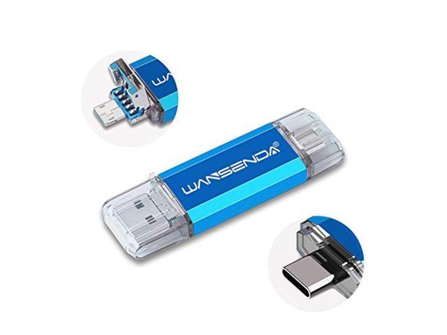 WANSENDA USB Flash Drive USB 3.0/3.1 & Type-C & Micro USB C Jump Drive ...