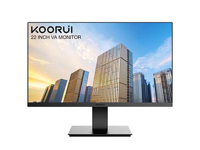KOORUI 22 Inch Computer Monitor, FHD 1080P Desktop Display, 75HZ Ultra ...